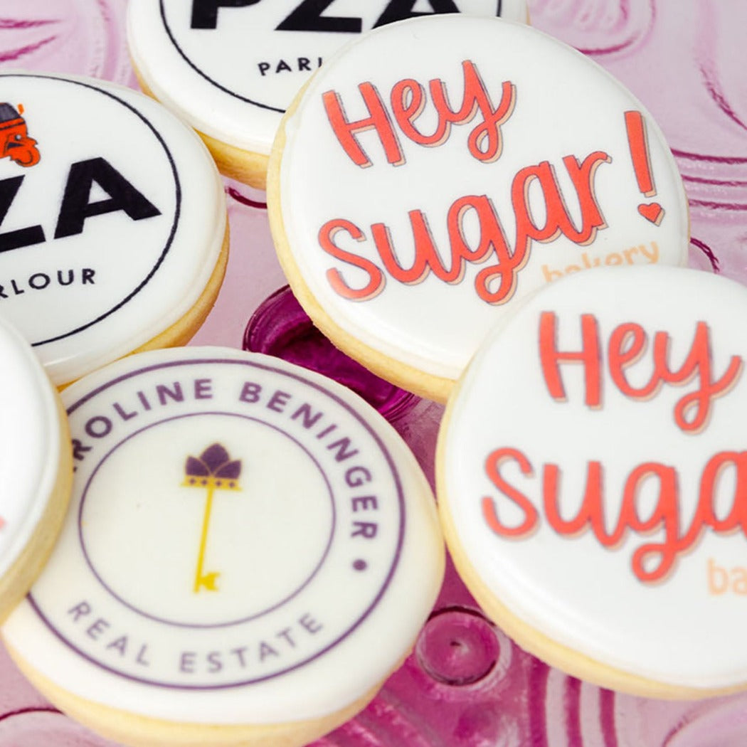 Custom Logo Sugar Cookies – Hey Sugar